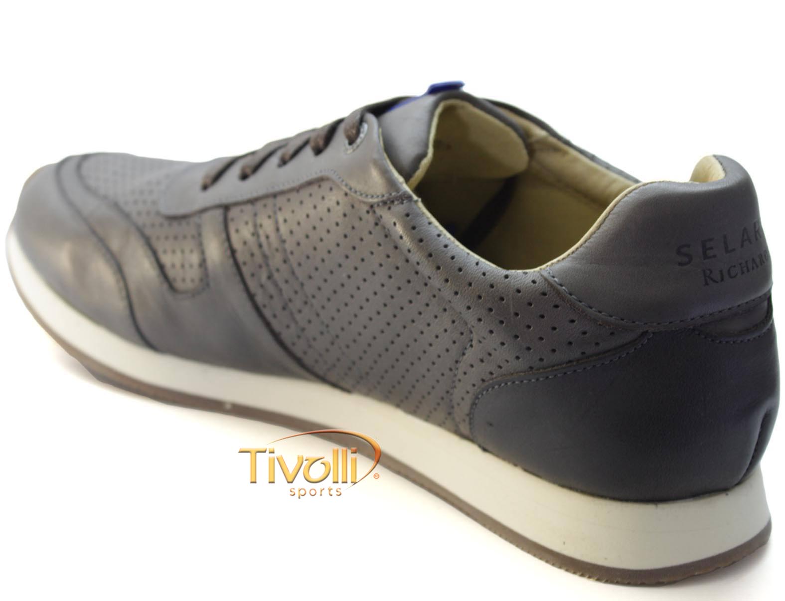 Sapatênis Selaria Richards Runner > Cinza, Marrom e Branco >
