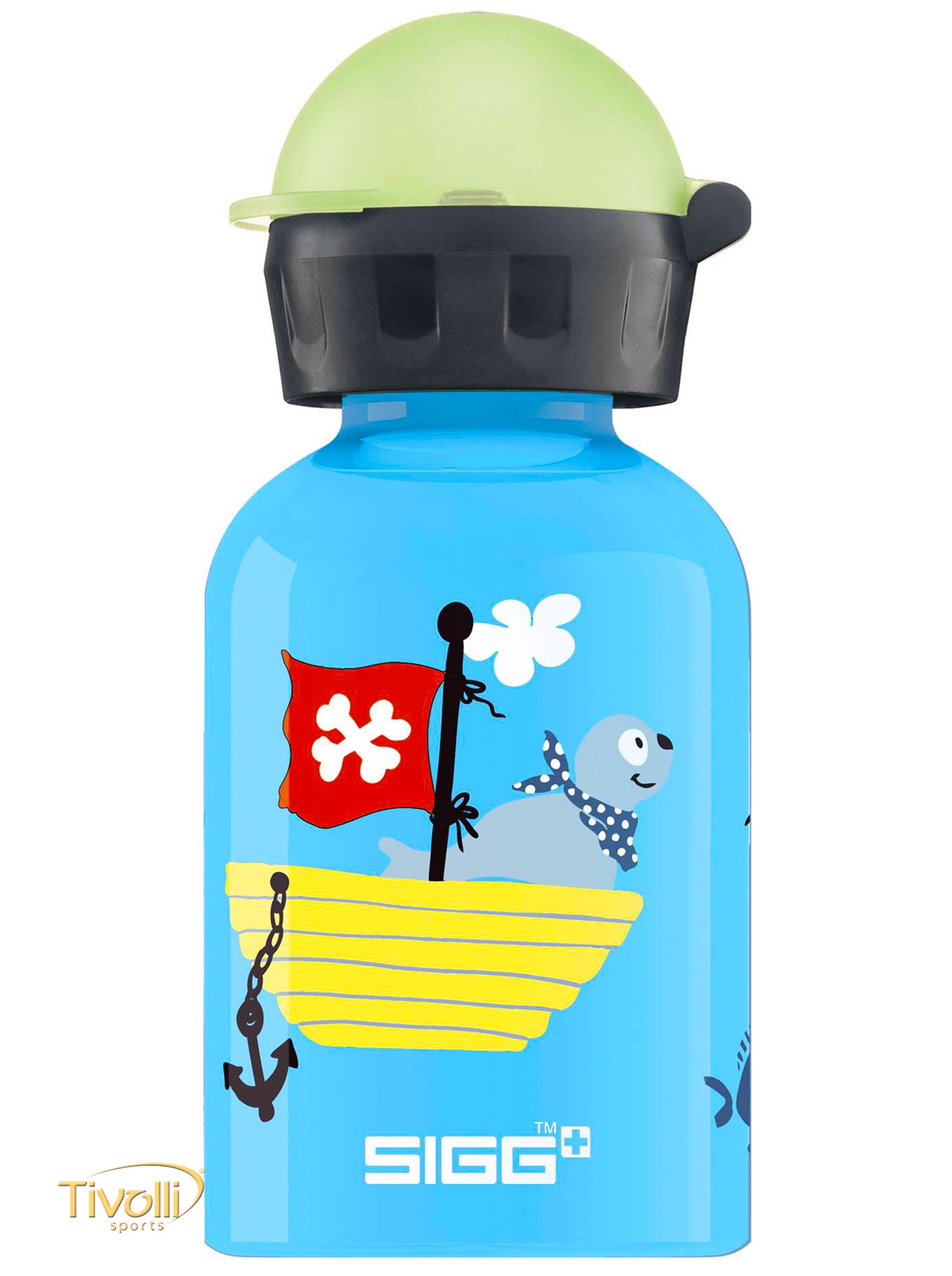 Garrafa Sigg Little Sailor 300ML > Azul e Amarela Flúor >