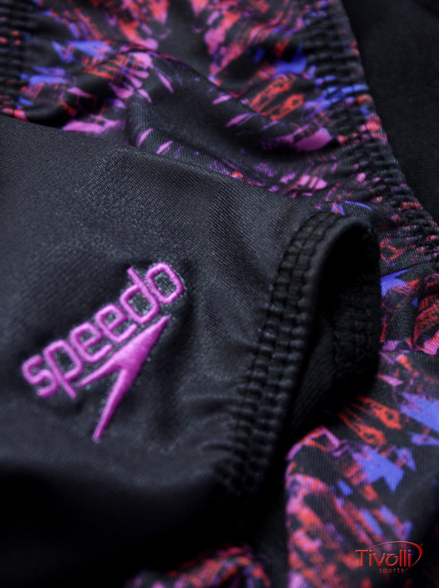 Maiô Ray Speedo > Preto Estampado >