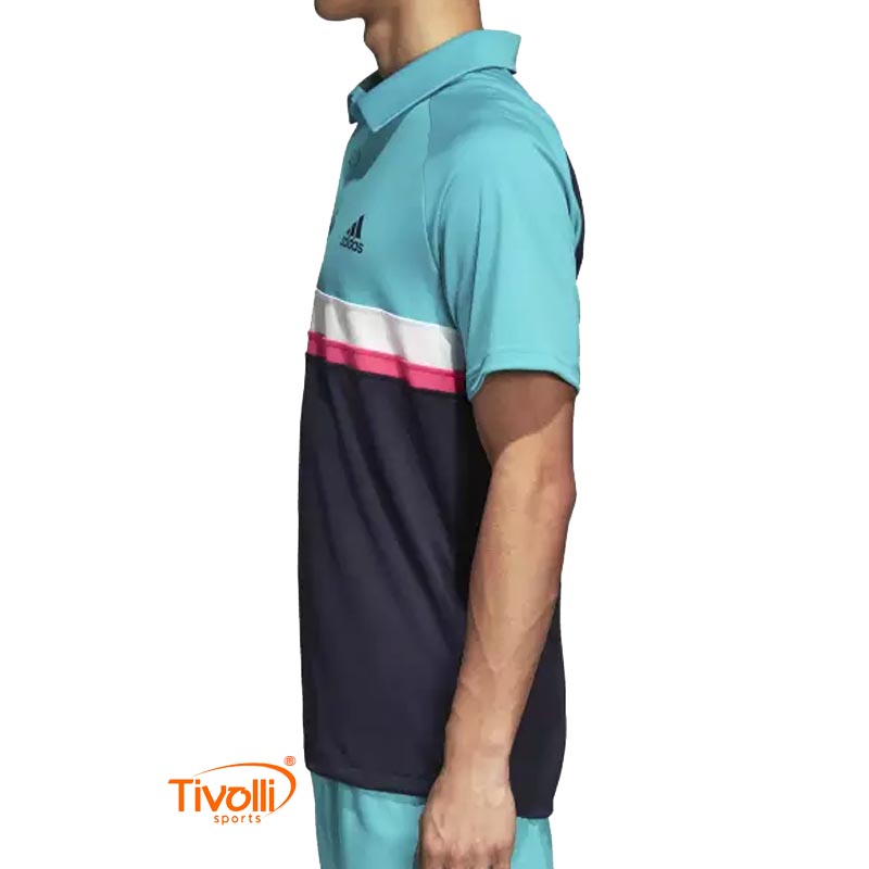 Camisa Polo Adidas Colorblock Club > Masculina >