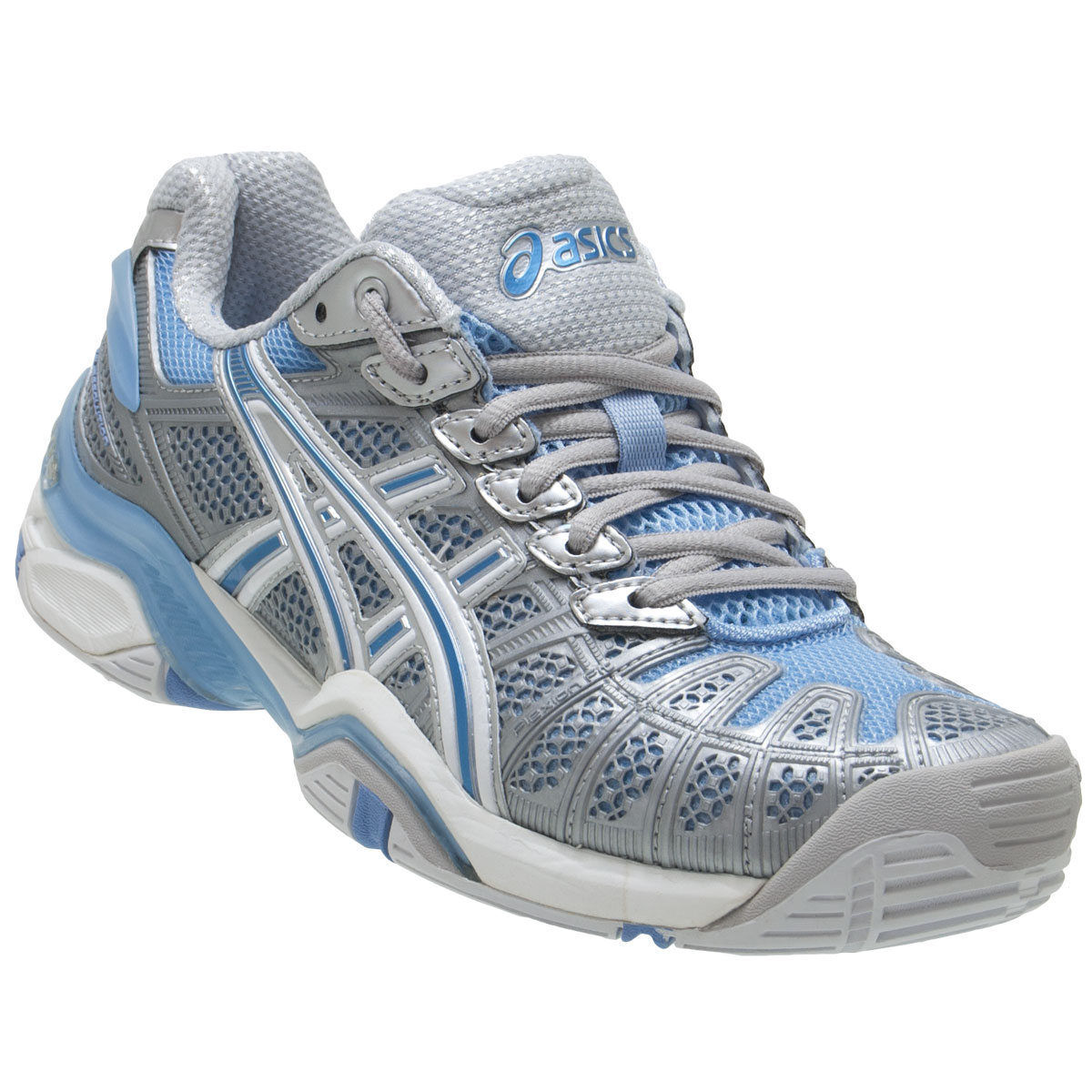 Tênis Asics > Gel Resolution 3 Prata e Azul >