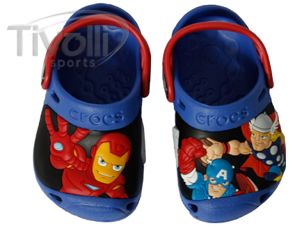 Crocs Super Hero Squad > Azul/Vermelho >