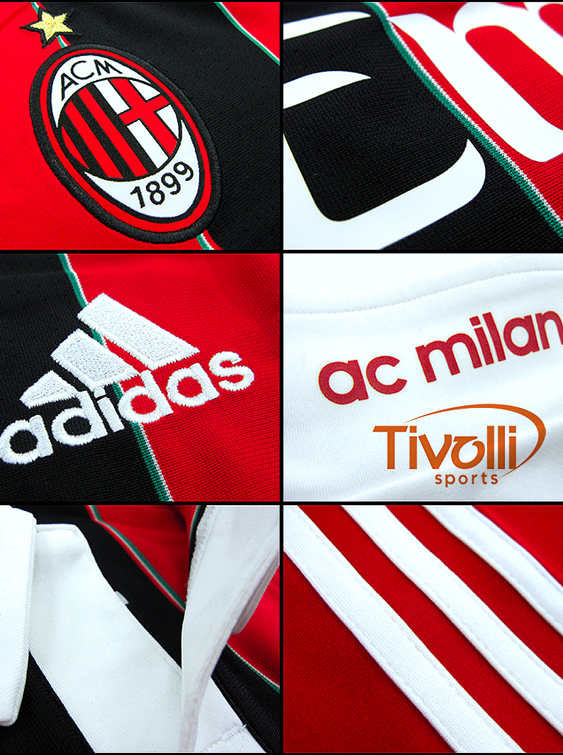 Black Friday - Camisa Adidas > Milan I 2012 Adidas Preto e Vermelho >