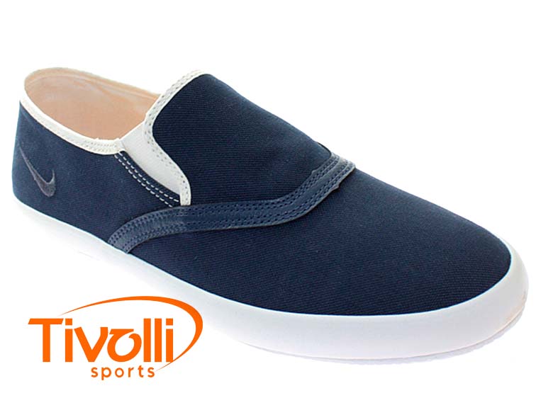 Tênis Nike Duece Slip-On BR > Marinho/Branco - Ref: 539543-400 >