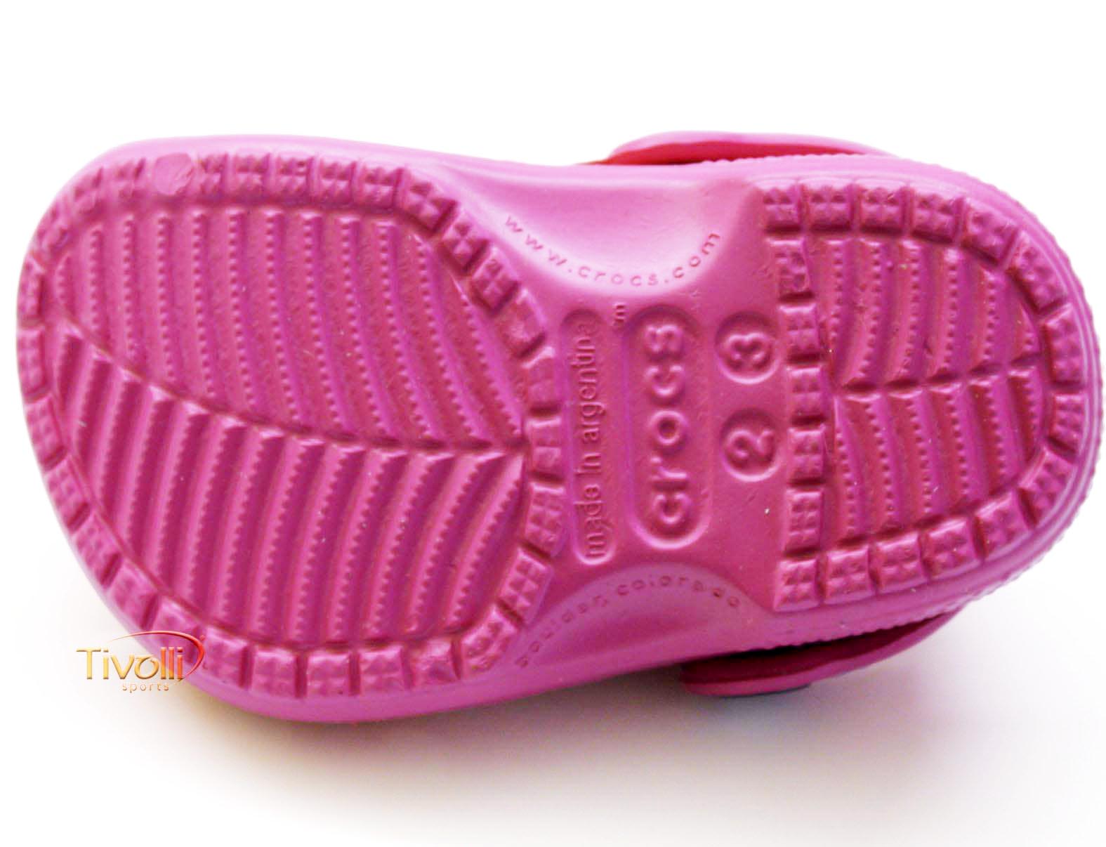 Sandália Crocs Littles Fuchsia Baby > Rosa Infantil >