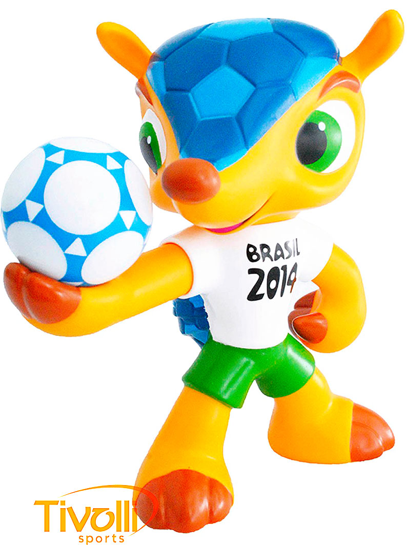 Boneco Mascote Fuleco Oficial 13cm Copa do Mundo FIFA de 2014 > - Mega ...