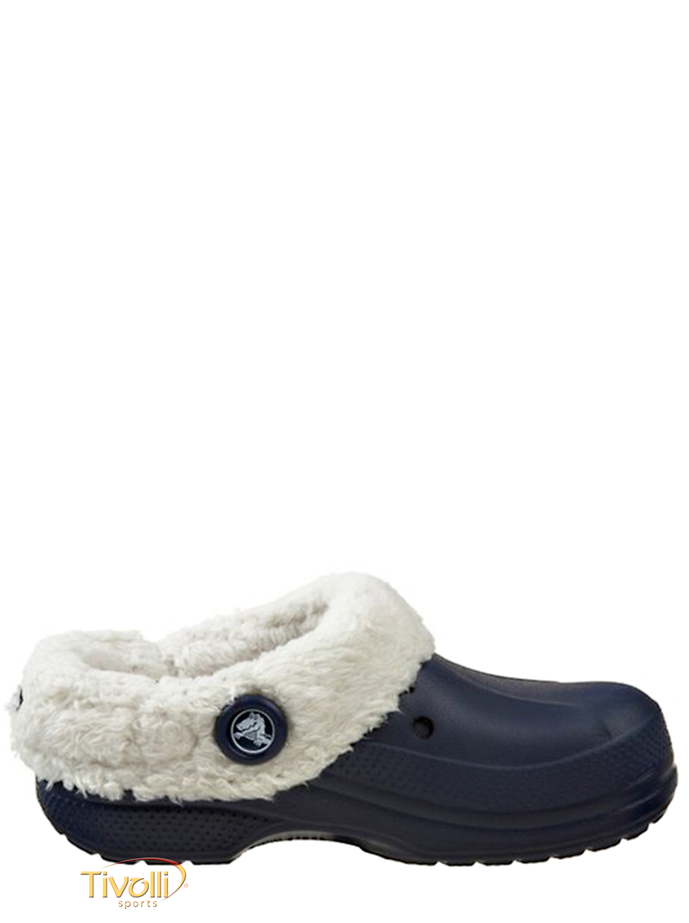 Crocs Blitzen Clog > unisex azul marinho e bege >