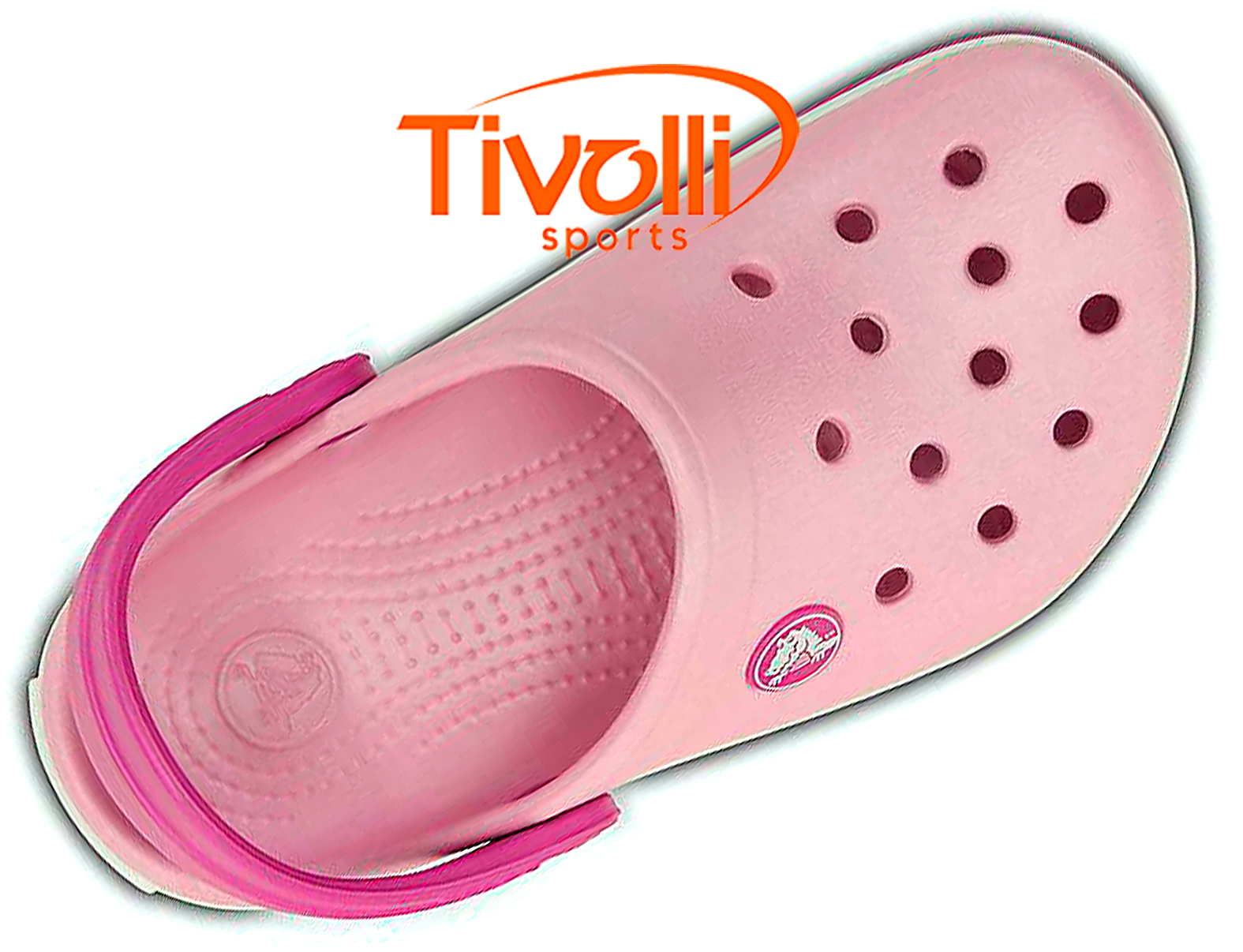 Sandália Crocs Crocband infantil > rosa ballerina e lilás >