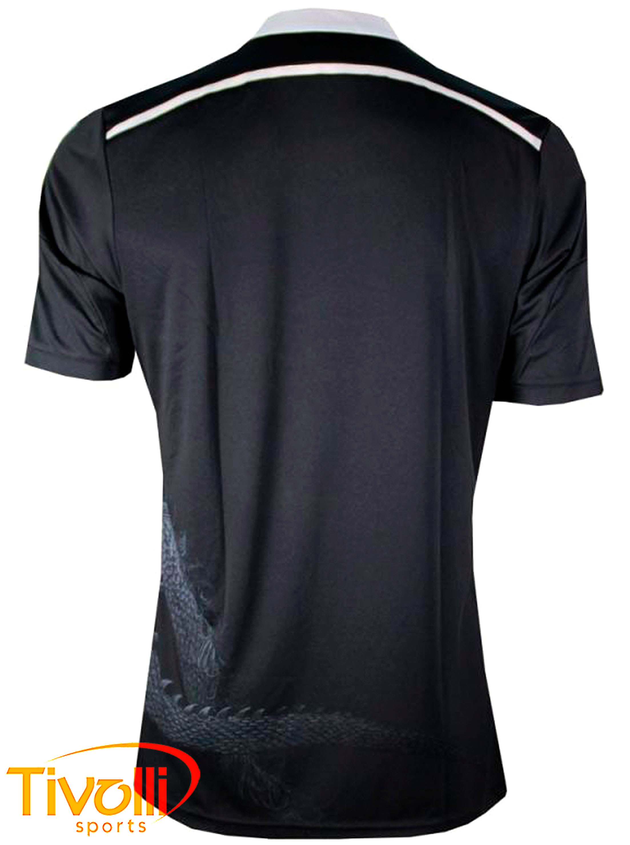 Camisa Real Madrid III Adidas > 2014/15 preta e branca >