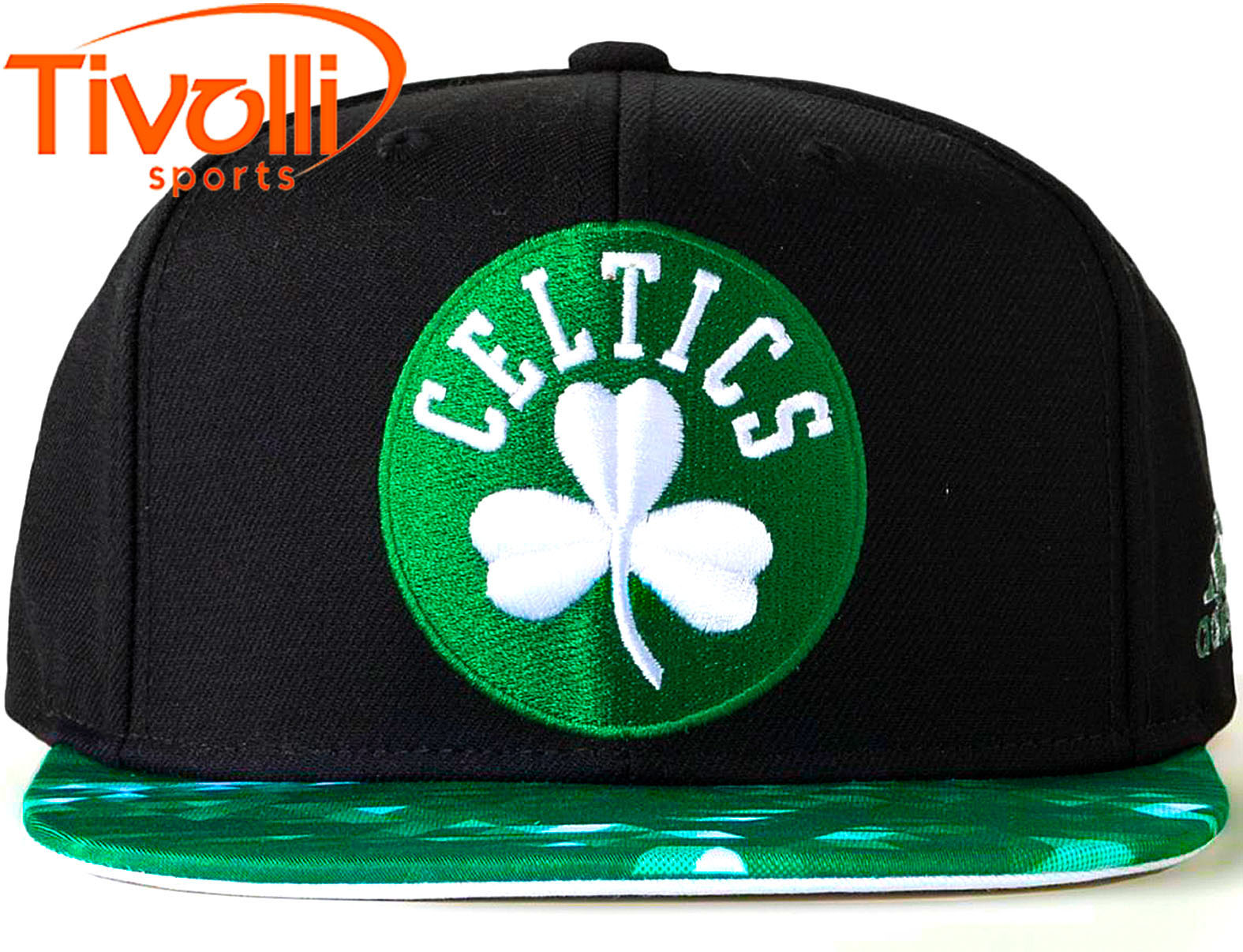 Boné NBA Boston Celtics Adidas > Basquete preto e verde >