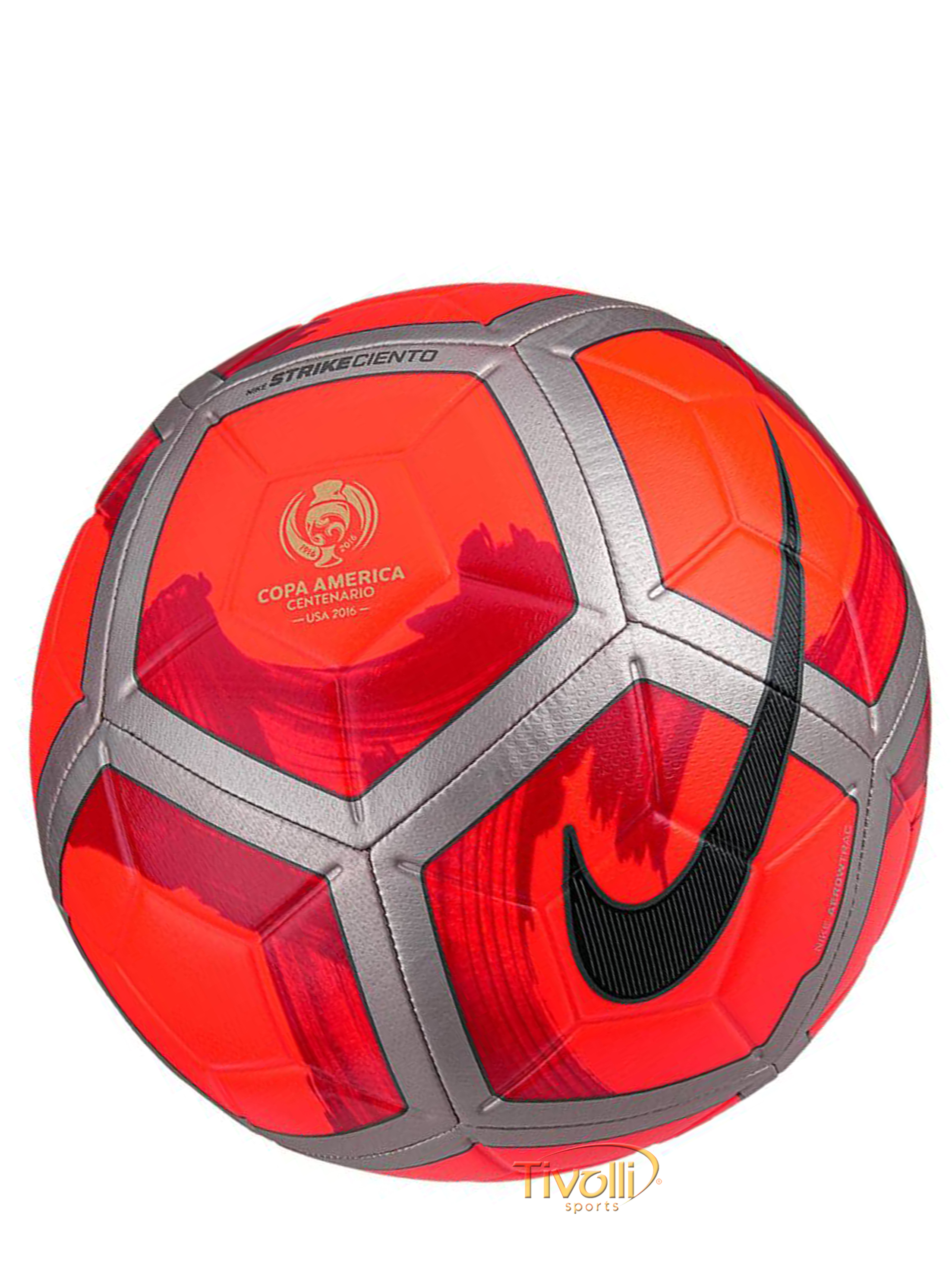 Bola Nike Futebol de Campo Strike Premium Ciento Copa América > Laranja ...