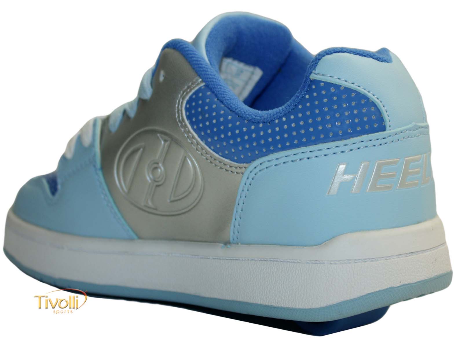 Tênis de Rodinha Heelys Cement 1-Weel > Branco, Azul e Prata >