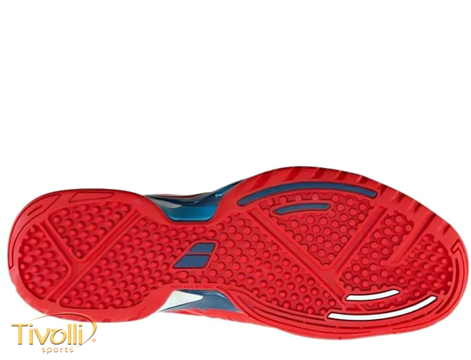 Tênis Babolat Propulse BPM OMNI Clay M > masculino vermelho e branco >